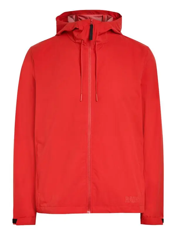Rains Mito Water-repellent Hooded Jacket - Orange