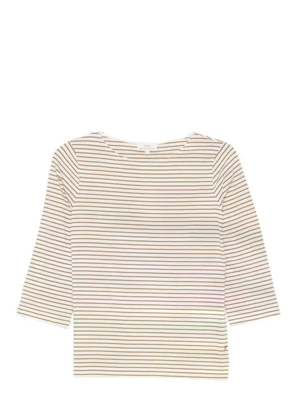 YERSE Striped T-shirt - Neutrals