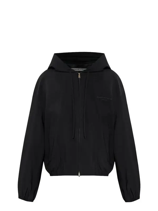 Alexander Wang Zip-up Hoodie - Black