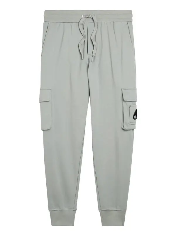 Moose Knuckles Hartsfield Tapered-leg Cotton Cargo Sweatpants - Grey