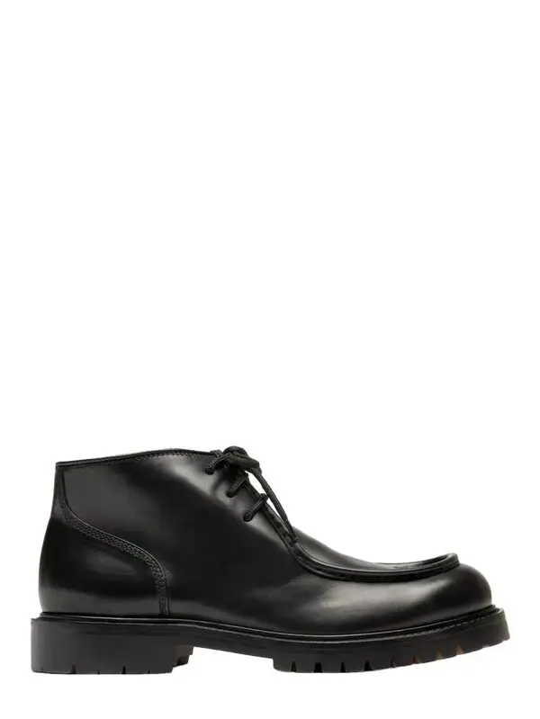 Officine Creative Leather Derby Shoes - Black