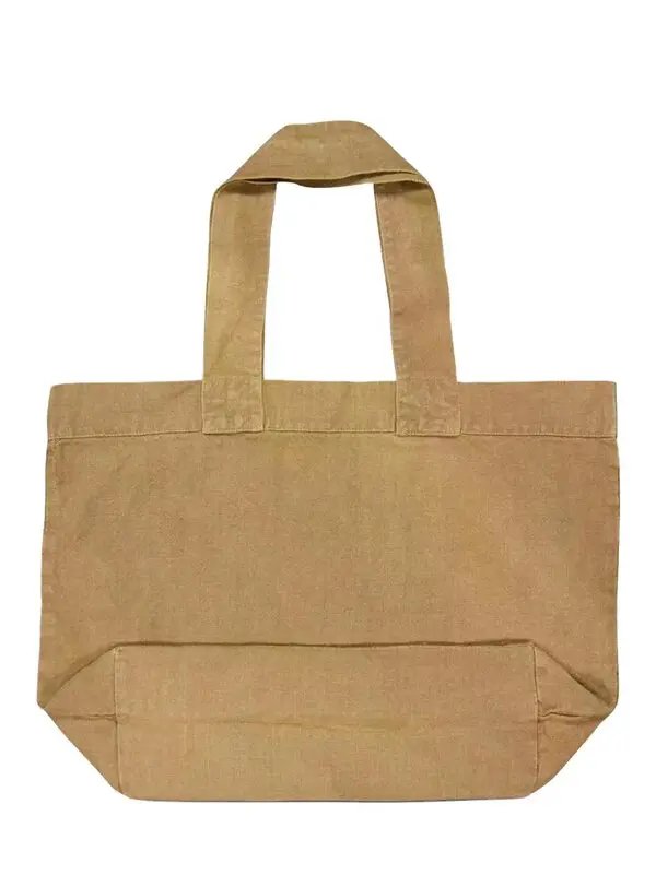 CHARVET EDITIONS Linen Fourre Tout Tote Bag - Brown