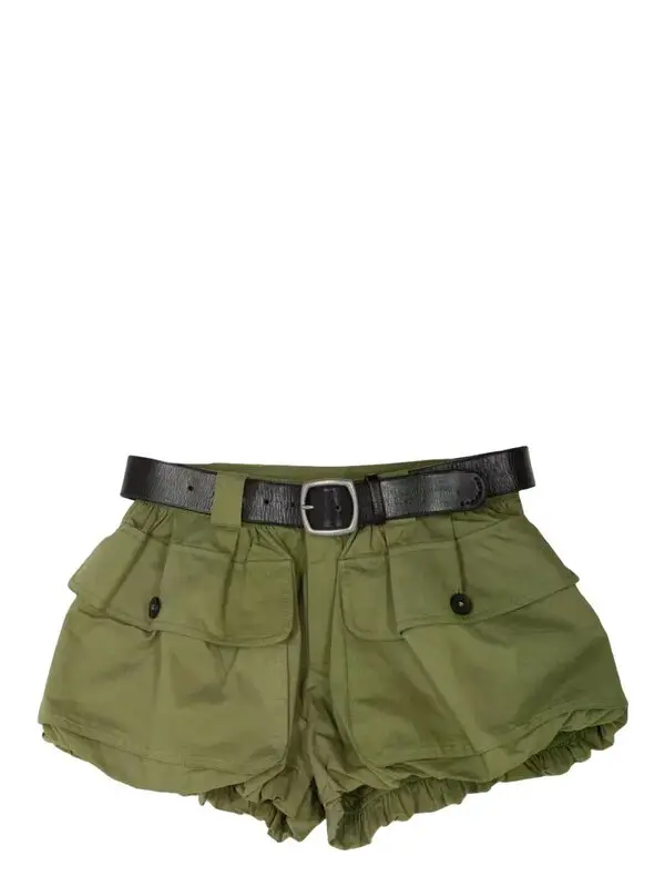 Sea Andrea Bubble Workwear Shorts - Green