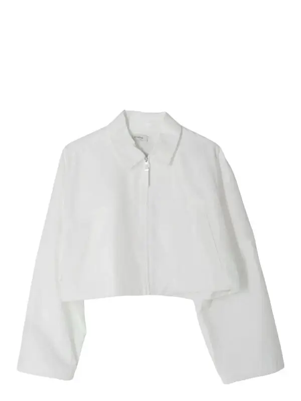 Simkhai Colsen Cropped Jacket - White