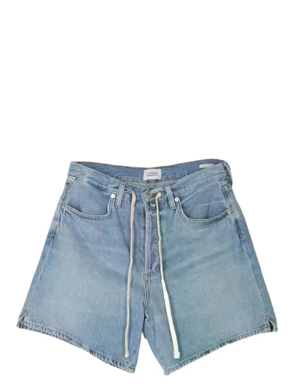 Citizens Of Humanity Brynn Denim Drawstring Short - Blue