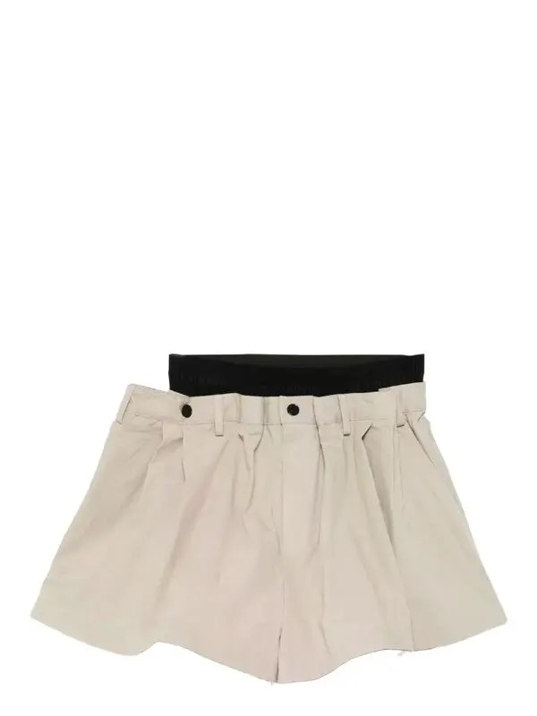 ALAINPAUL Tailored Shorts - Neutrals