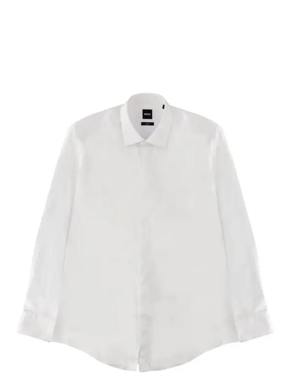 BOSS Long Sleeve Shirt - White