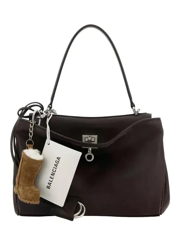 Balenciaga Rodeo Leather Tote Bag - Brown