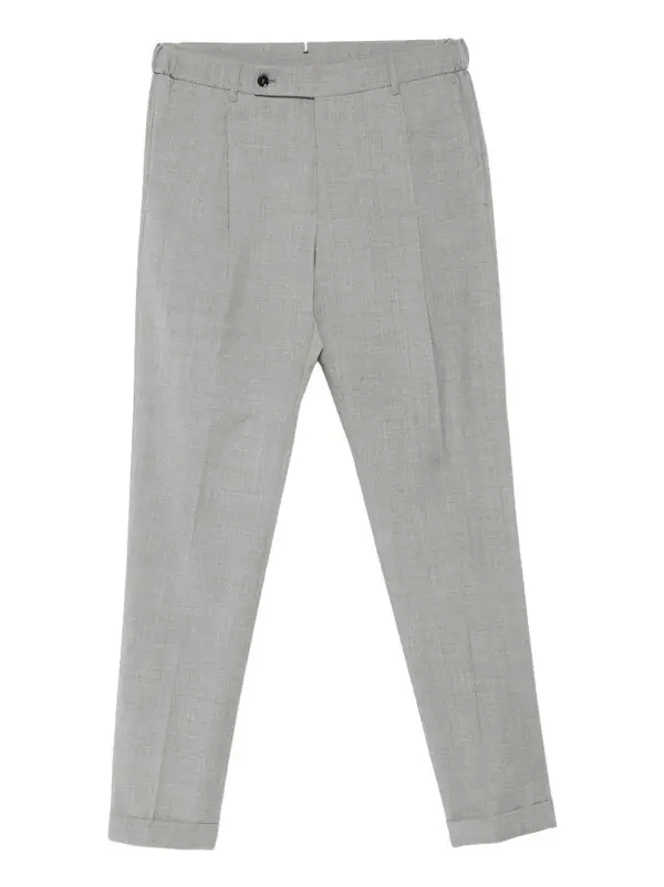 BERWICH Xretrolong Pleated Trousers - Grey