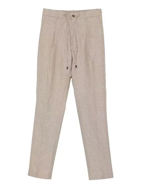 BERWICH Spiaggia Drawstring Trousers - Neutrals