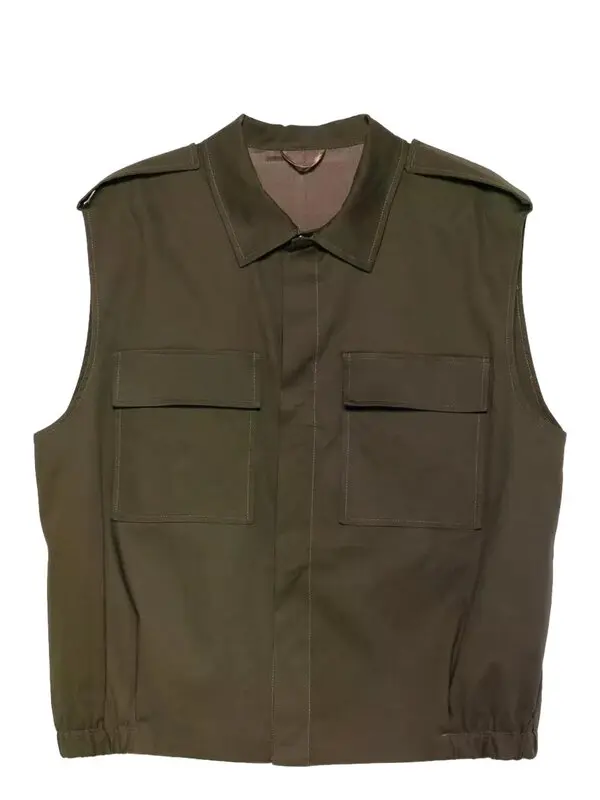 Imperial Chest-pocket Gilet - Green