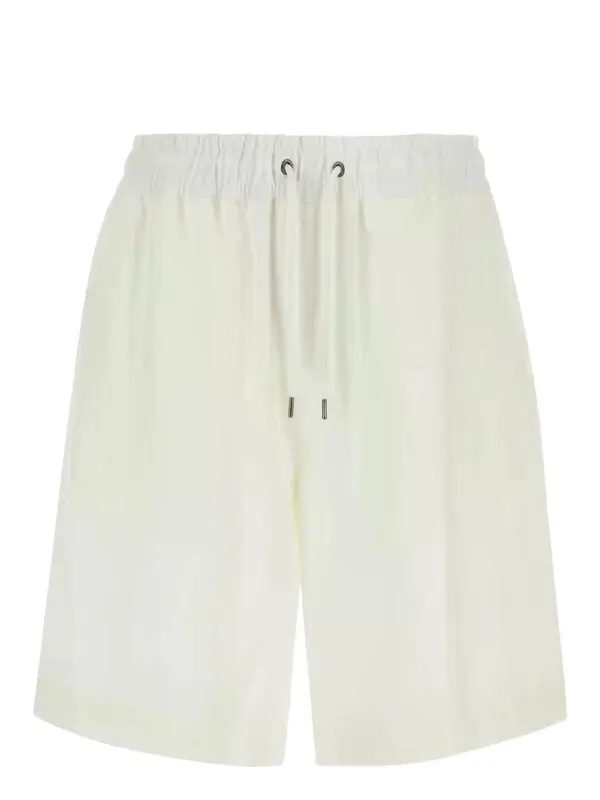 Giorgio Armani Elasticated-waist Deck Shorts - White