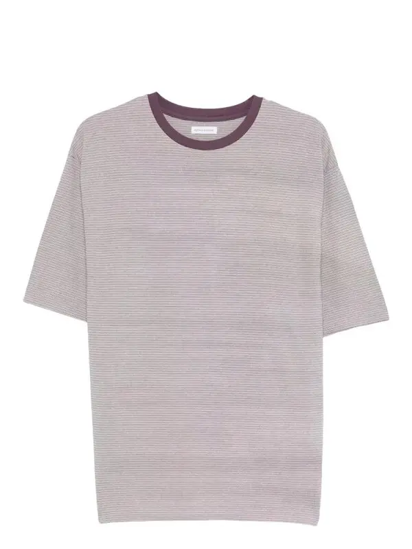 KAPTAIN SUNSHINE Striped Crew-neck T-shirt - Purple