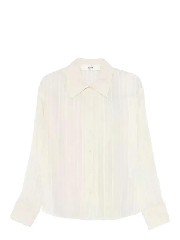 Séfr Imogen Cotton Shirt - Neutrals