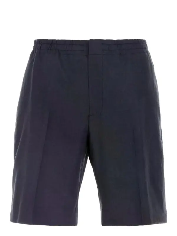 Zegna Elasticated Waist Shorts - Blue