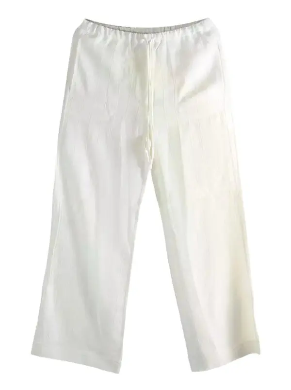 TOTEME Drawstring-fastening Trousers - White