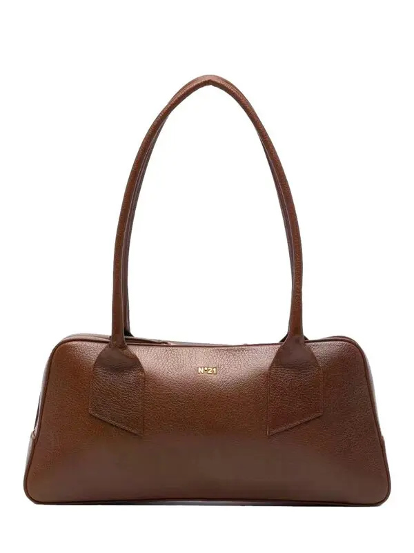 N°21 Malibu Grained Shoulder Bag - Brown