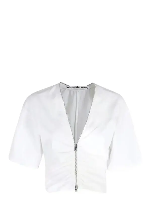 Alexander Wang Zipper Top - White
