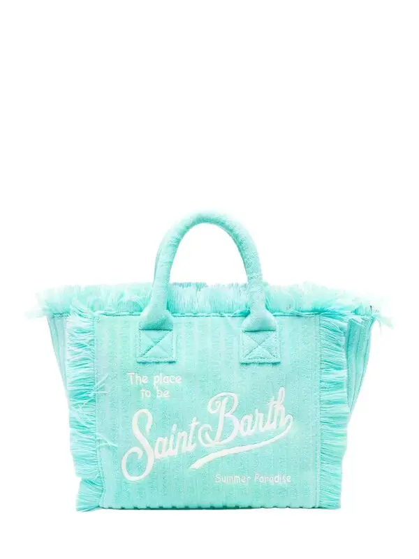 MC2 SAINT BARTH Fringe-detail Tote Bag - Blue