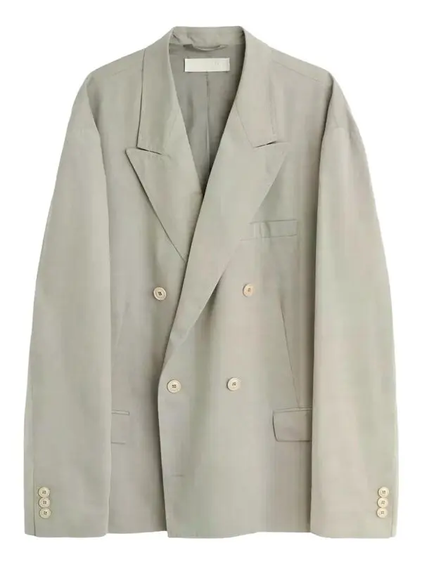 Our Legacy Halt Double-breasted Blazer - Grey