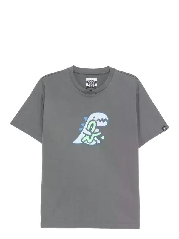 AGNES B. Hugging Dino T-shirt - Grey