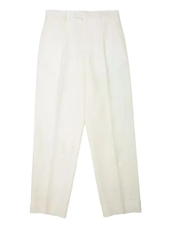 BRIGLIA 1949 Pleated Trousers - White