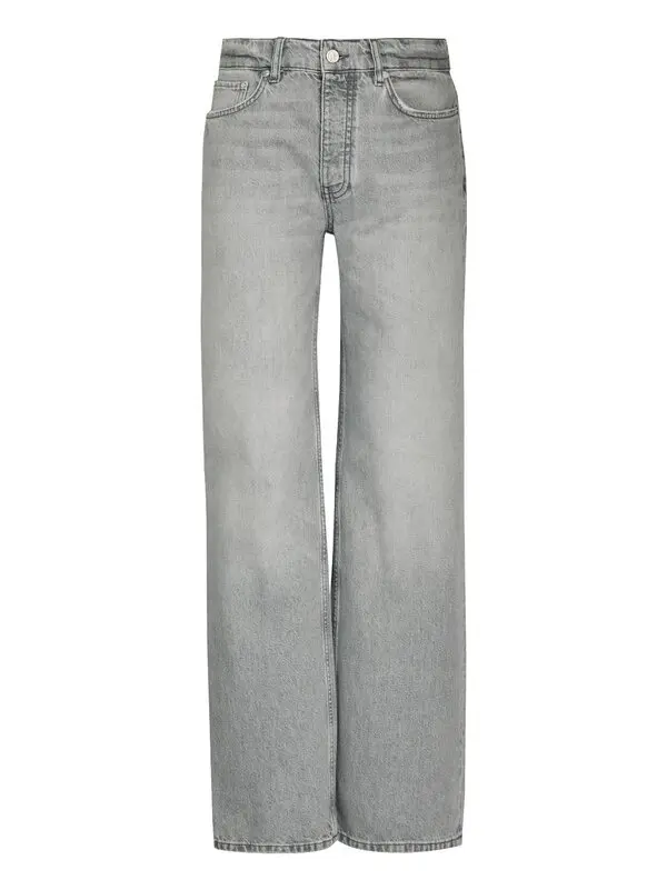 ANINE BING Hugh Wide-leg Jeans - Grey