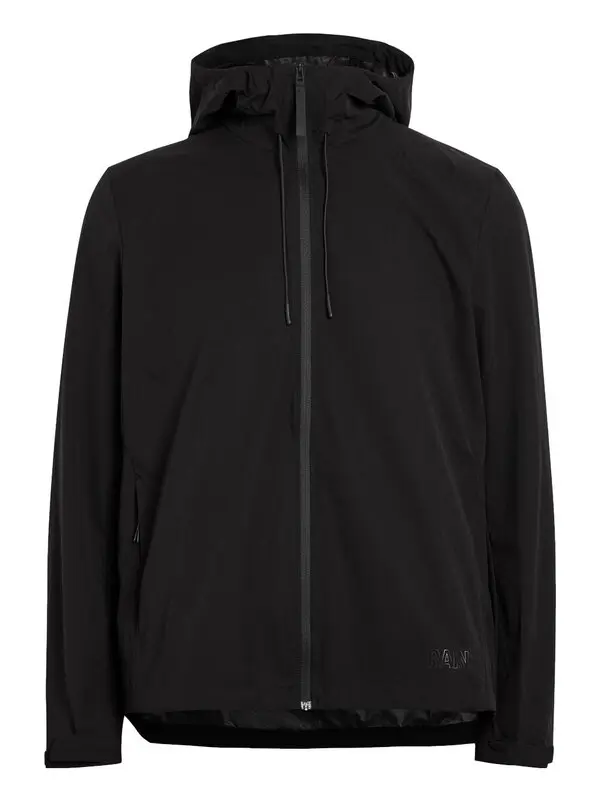 Rains Mito Water-repellant Hooded Jacket - Black