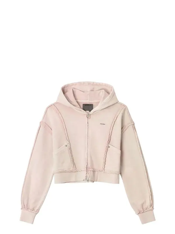 MUSIUM DIV. Exposed-seam Hoodie - Pink