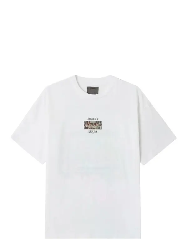 MUSIUM DIV. Graphic-print T-shirt - White