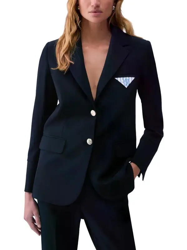 Liu Jo Single-breasted Regular-fit Blazer - Blue