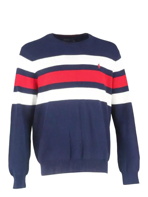 Ralph Lauren Striped Sweater - Blue