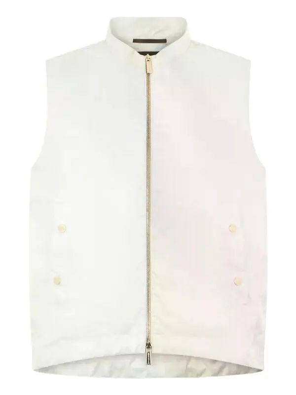 MOORER Sleeveless Vest - Neutrals