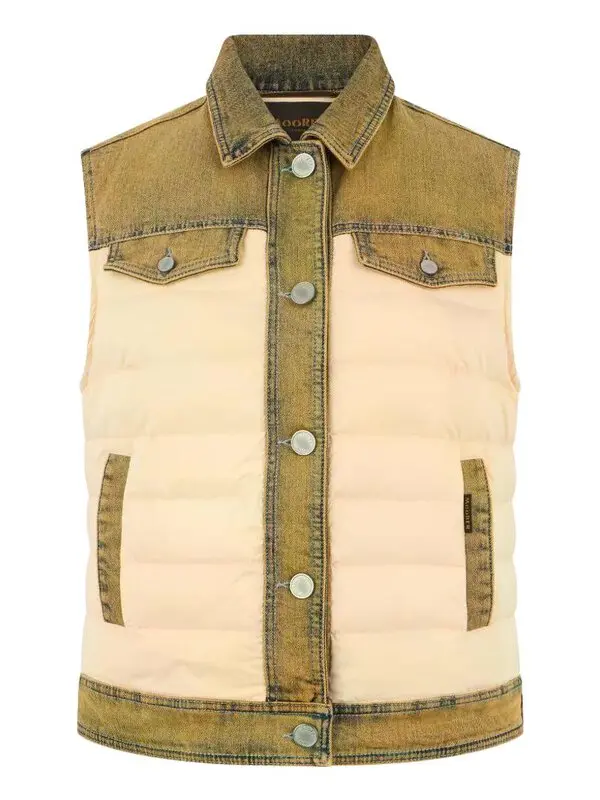 MOORER Padded Vest - Neutrals