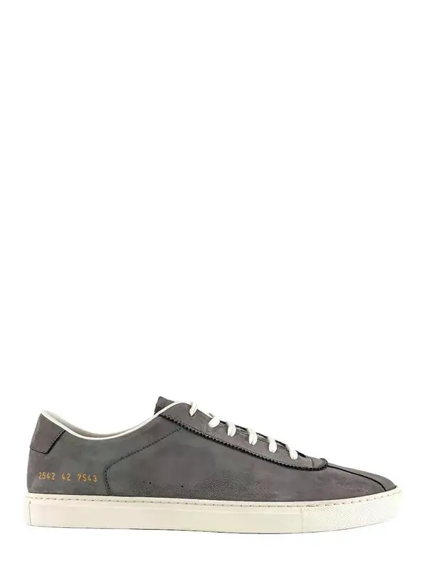 COMMON PROJECTS Top-stitching Suede Sneakers - Grey
