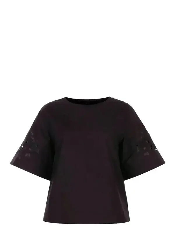 Max Mara Cut-out Blouse - Black