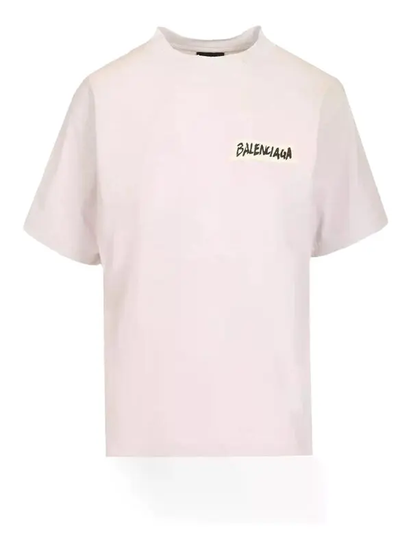 Balenciaga Printed T-shirt - White