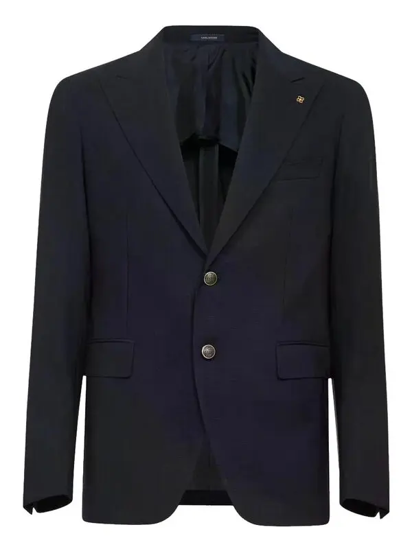 Tagliatore Single Breasted Blazer - Blue