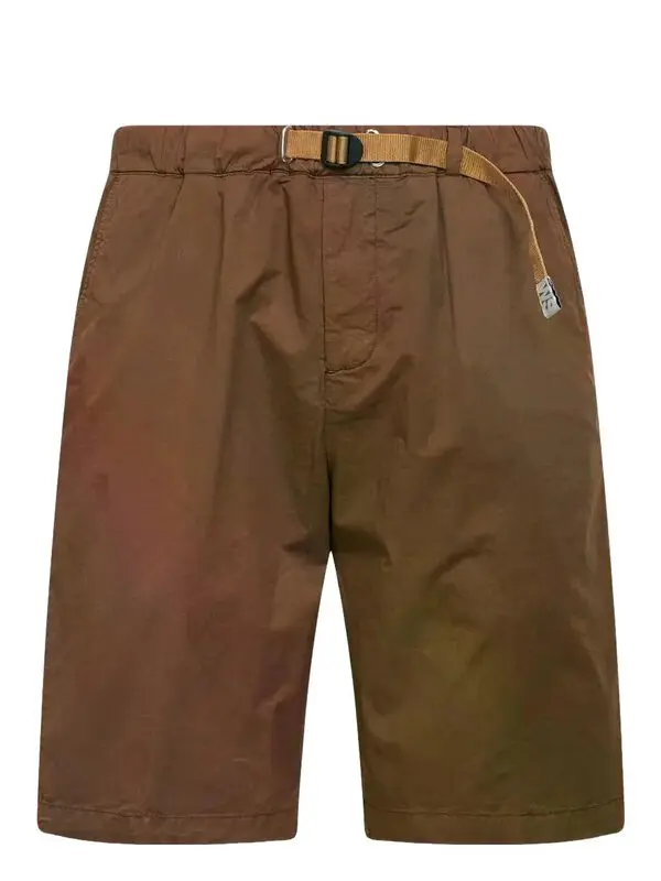 WHITE SAND Belted-waist Shorts - Brown