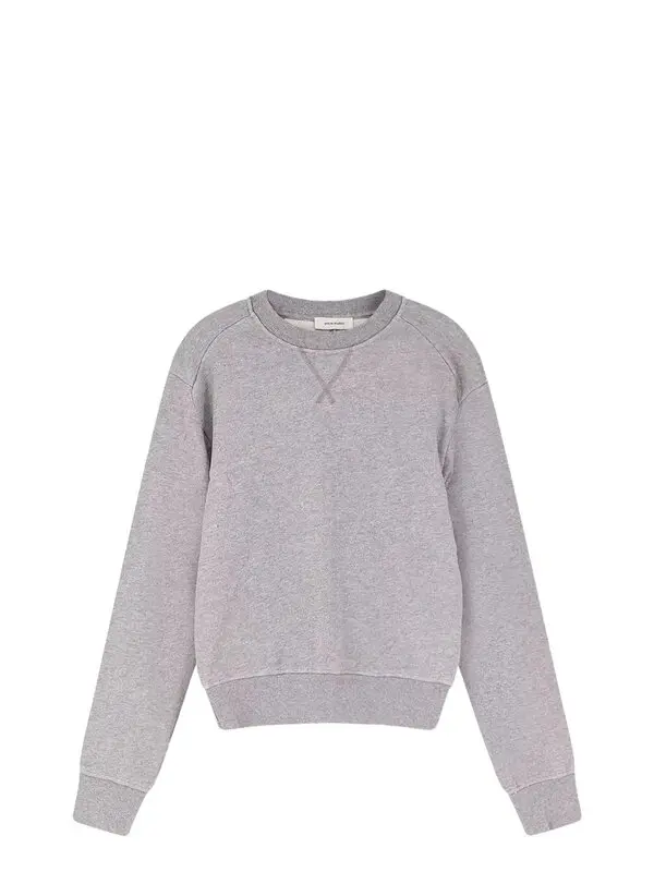 ENTIRE STUDIOS Crew-neck Ribbed Sweatshirt - Grey