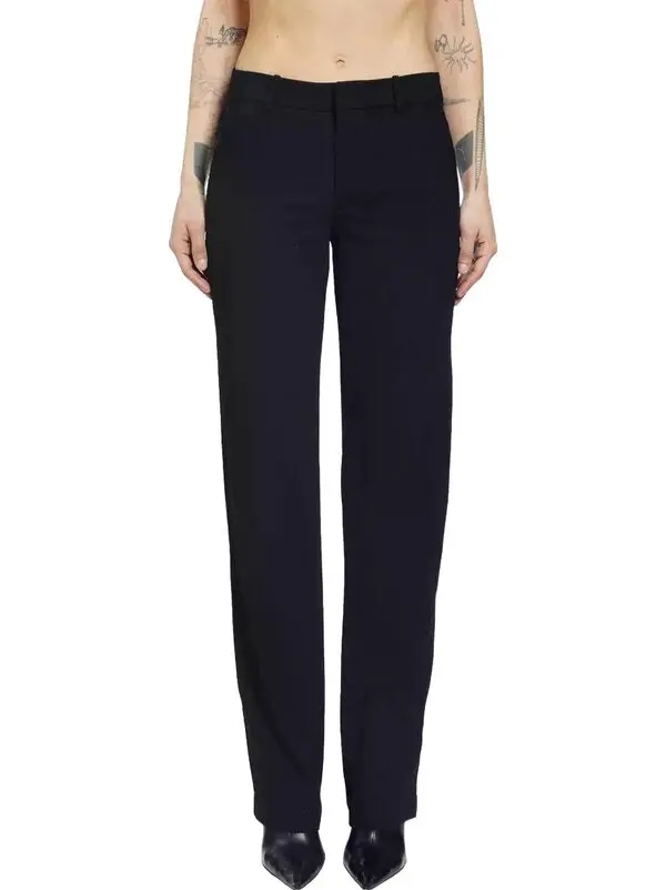YEHUAFAN Tailored Trousers - Black