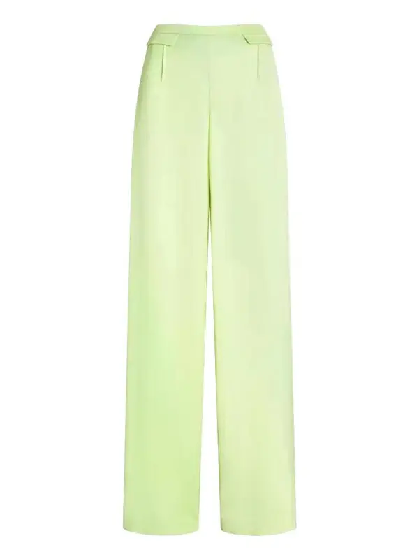 GENNY Flap-pocket Trousers - Green