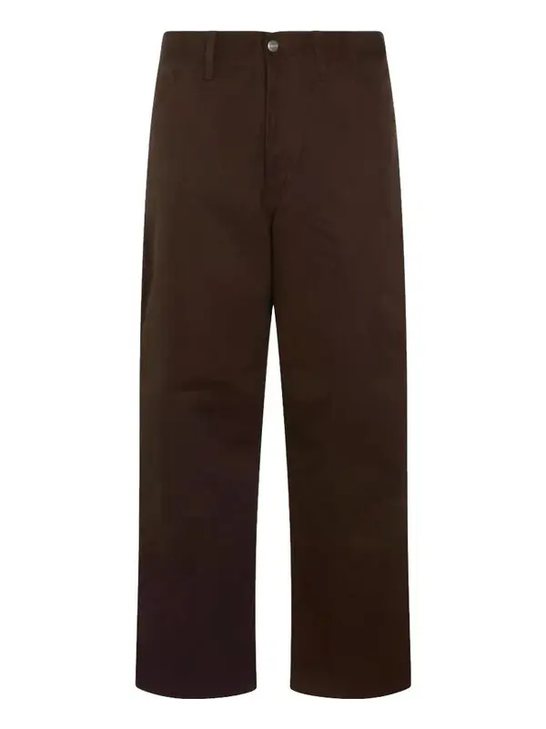 Carhartt Work In Progress Logo Patch Trousers - Brown