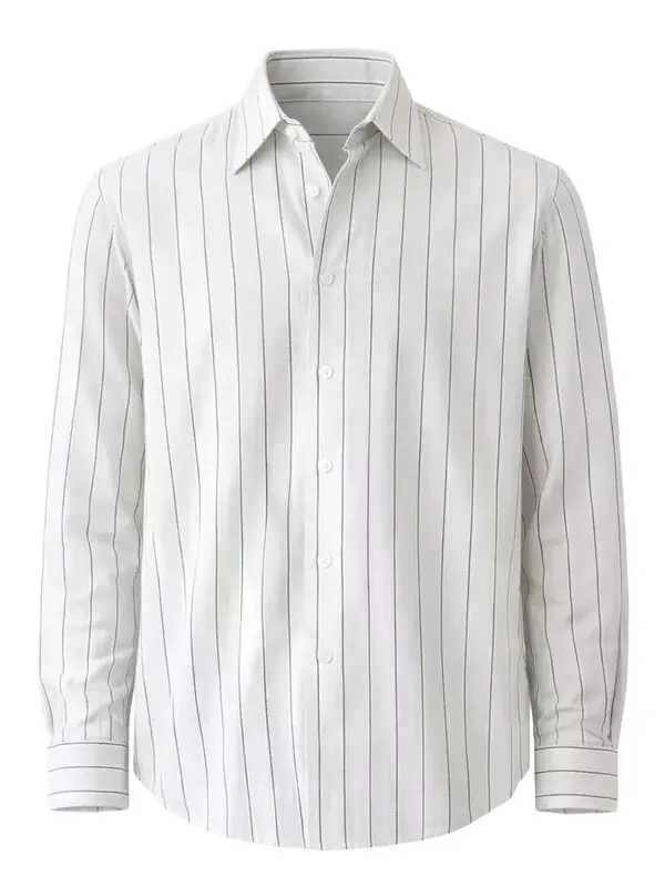 CARTER YOUNG Striped Shirt - White
