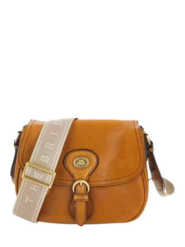THE BRIDGE Buckle-strap Leather Shoulder Bag - Neutrals