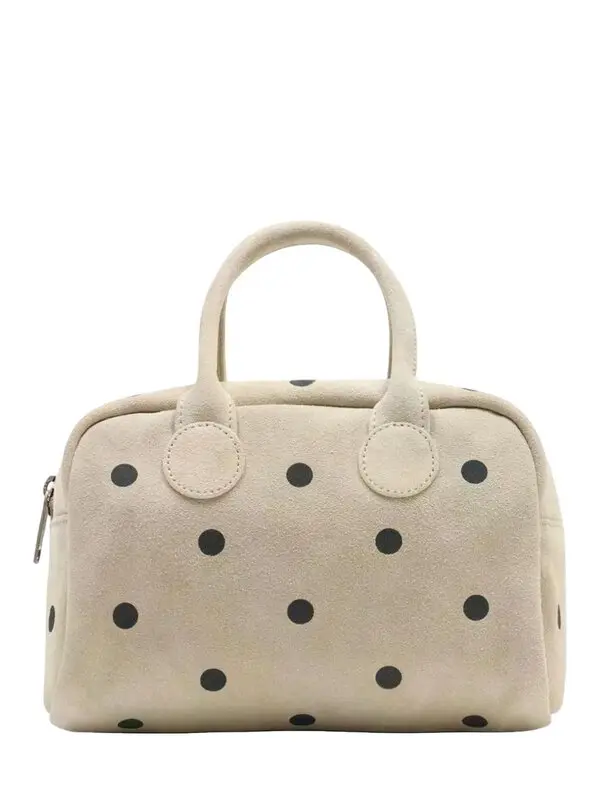 MARGESHERWOOD Polka Dot Bowling Bag - Neutrals