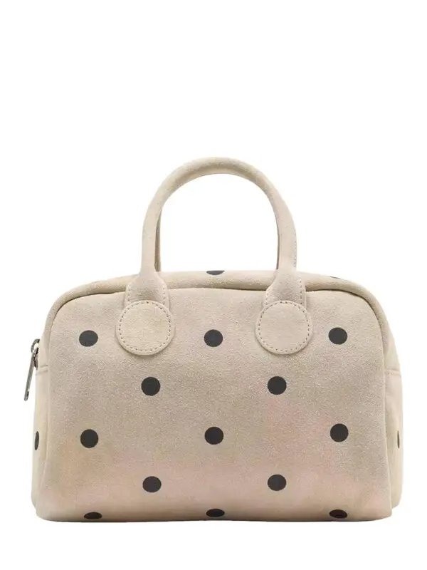 MARGESHERWOOD Polka Dot Bowling Bag - Neutrals