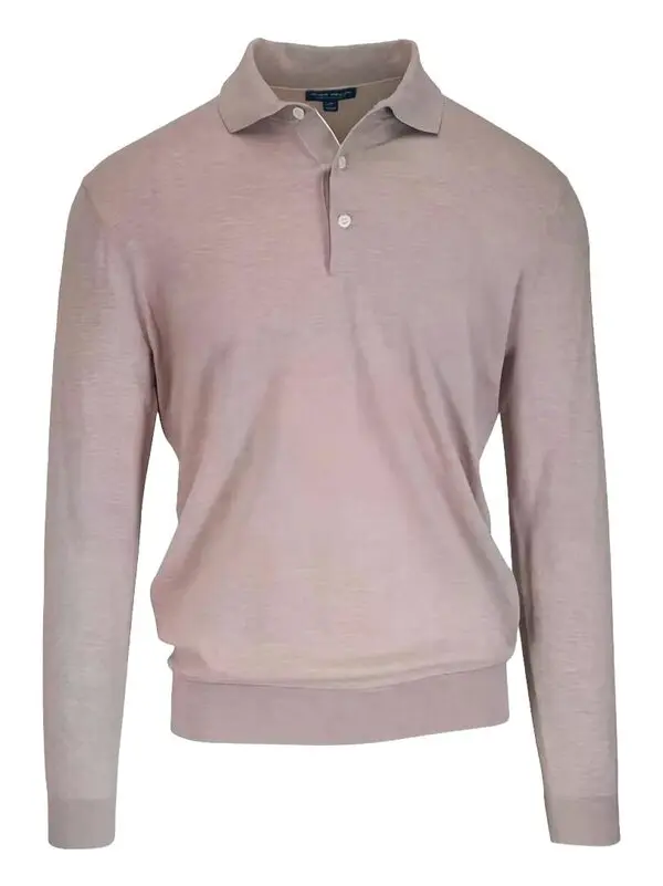 Peter Millar Long-sleeve Polo Shirt - Neutrals