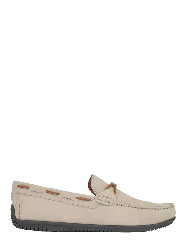 Martin Dingman Braided Suede Loafers - Neutrals