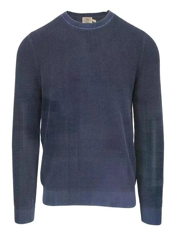 Faherty Brand Crewneck Long-sleeve Knitted Sweater - Blue